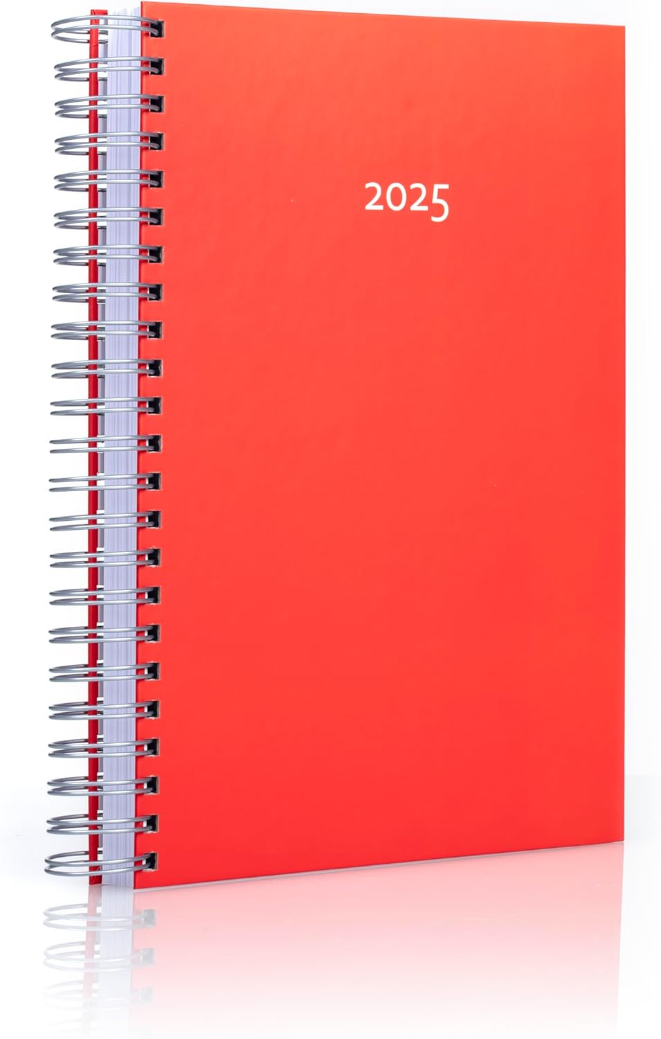 2025 The BIG One – RED - Daily Planner & Desk Calendar | Spiral-Bound ...