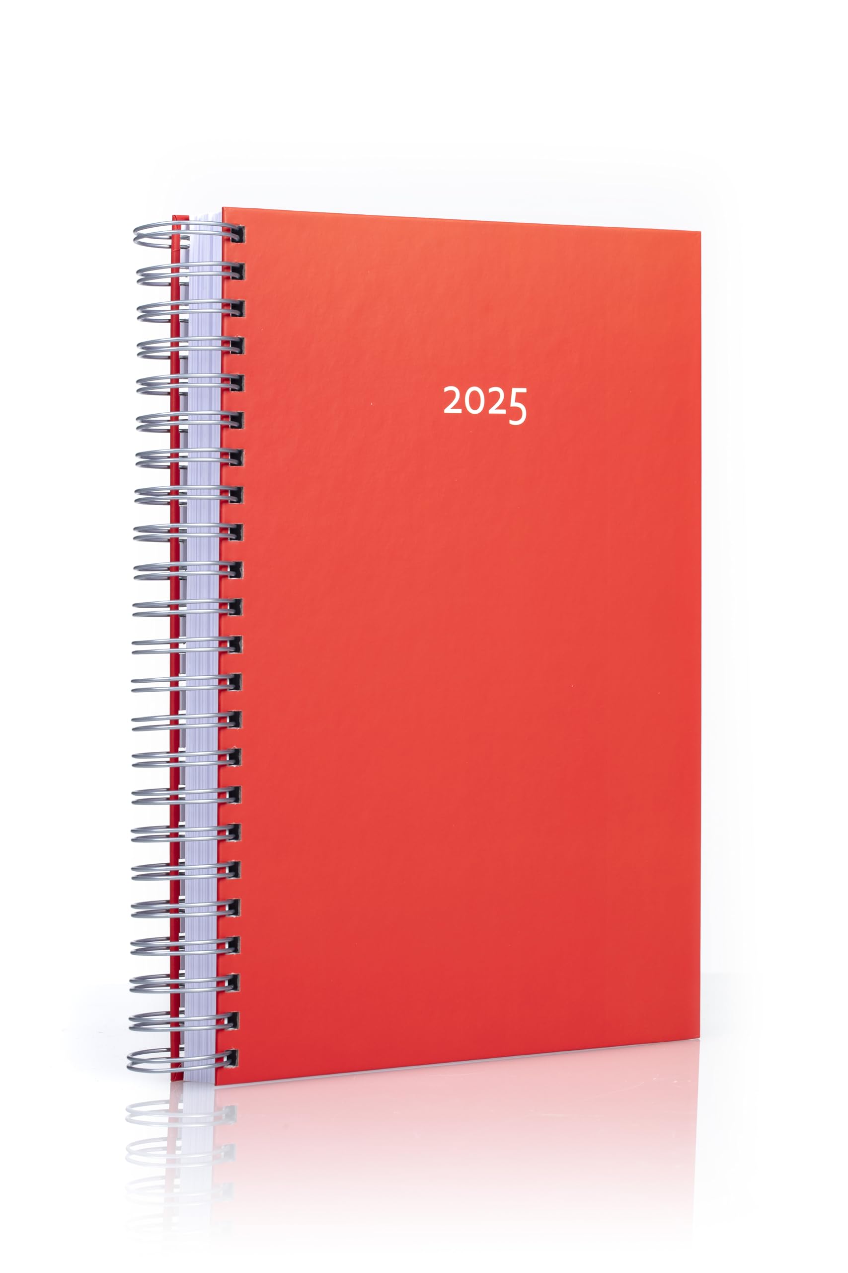 2025 The BIG One – RED - Daily Planner & Desk Calendar | Spiral-Bound ...