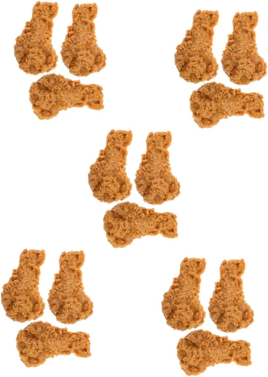 Amazon.com: VICASKY Decor 15 Pcs Simulated Food Chicken Thighs Chicken ...