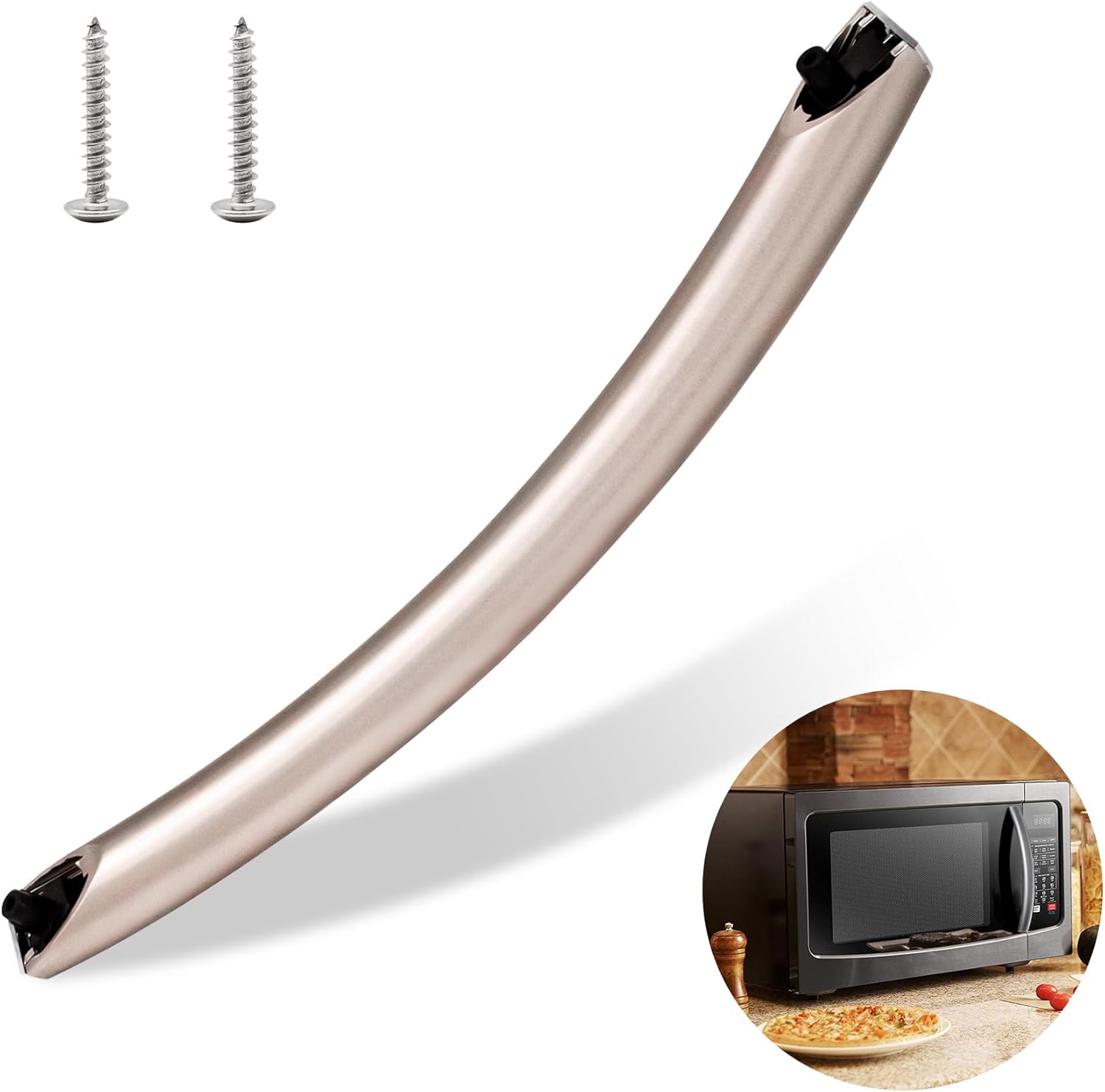 Amazon.com: Upgraded DE94-04313F Microwave Door Handle，Compatible with ...