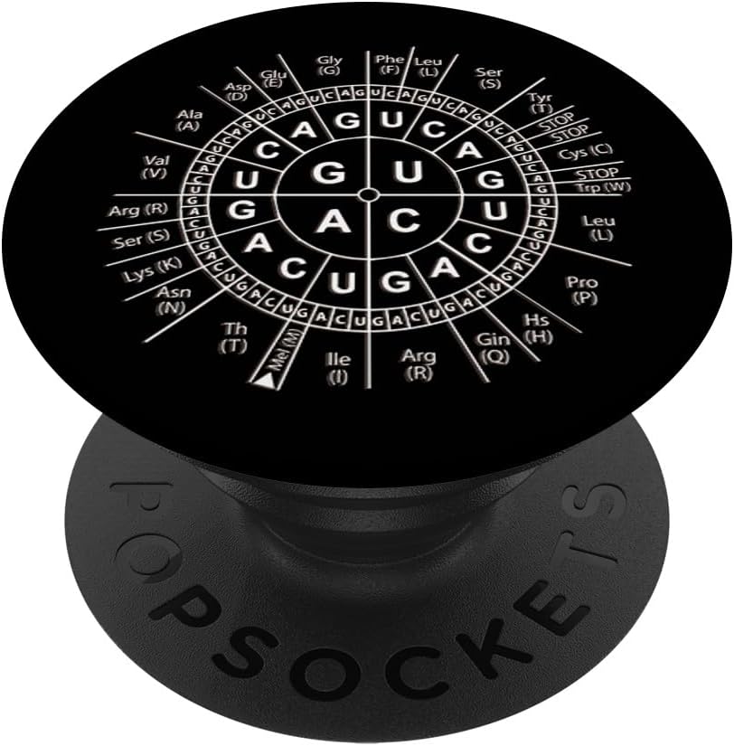 Amazon.com: Awesome Biology Genetic Code Sun PopSocket Science Fun Gift ...