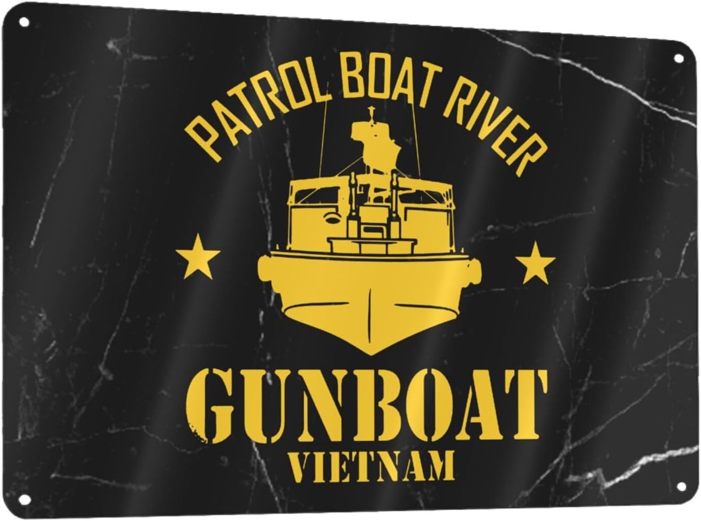 Amazon.com: Patrol Boat River PBR - Gunboat Vietnam Metal Sign Outdoor ...