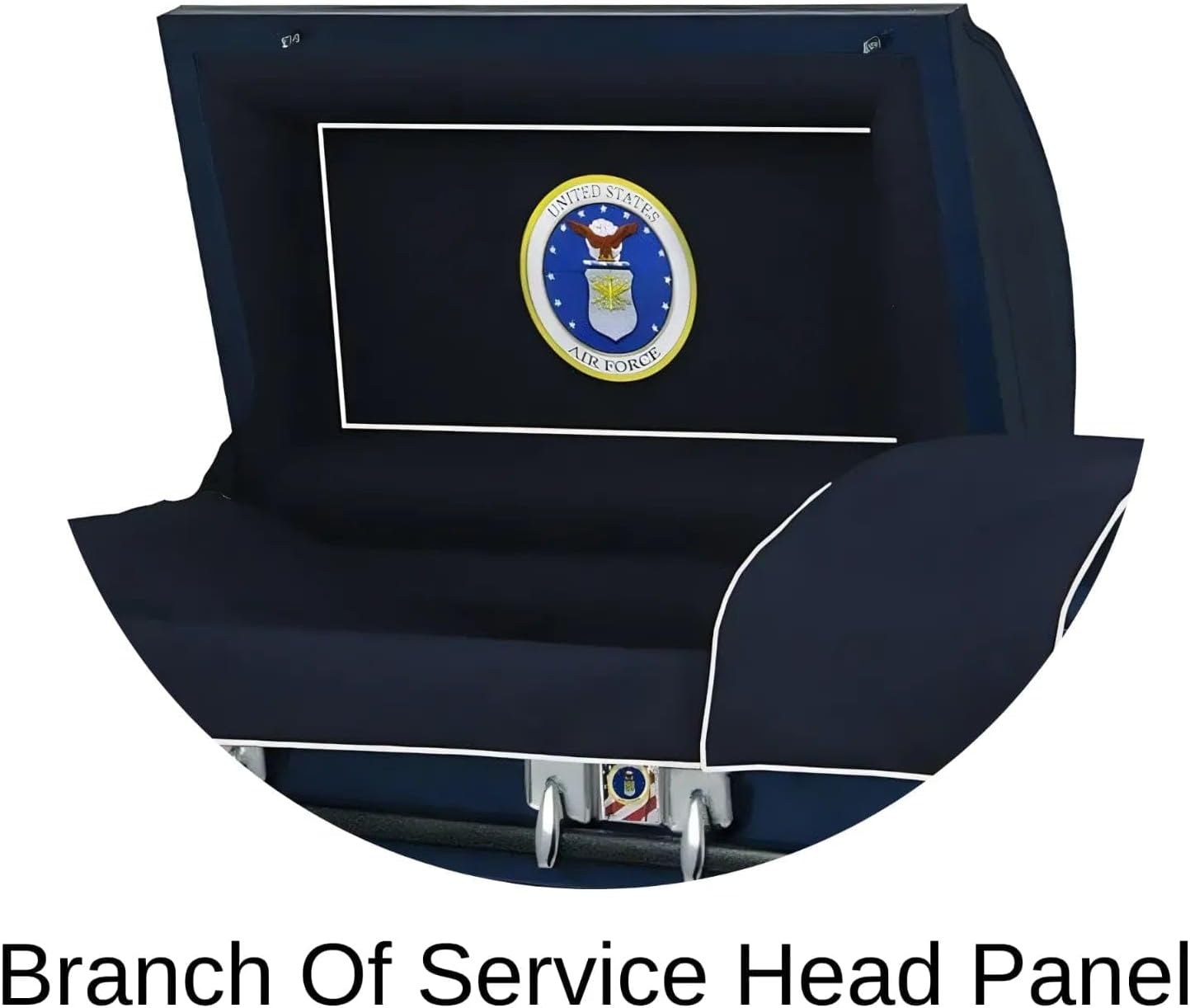 Titan Casket Veteran Select Steel Casket with Marines Head Panel ...