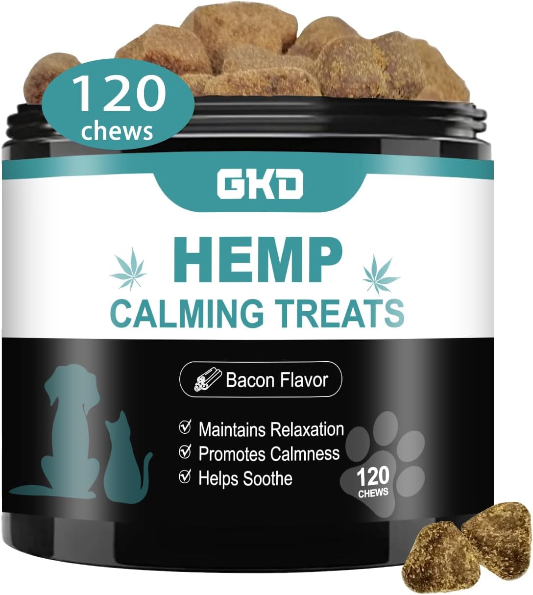 Amazon.com : Hemp Calming Chews for Dogs, Dog Calming Treats Anxiety ...
