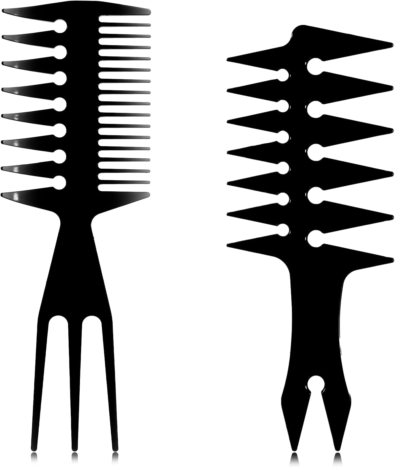 Amazon.com : YQQYG 2PCS Texture Comb, Mens Styling Comb Double Sided ...