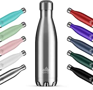 Amazon.com: Mont-Clair H2O Stainless Steel Water Bottle, Vacuum insulated - BPA Free, 12h Hot ...