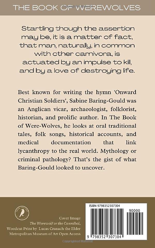 Snapklik.com : The Book Of Werewolves: The 1865 Classic Exploration Of ...