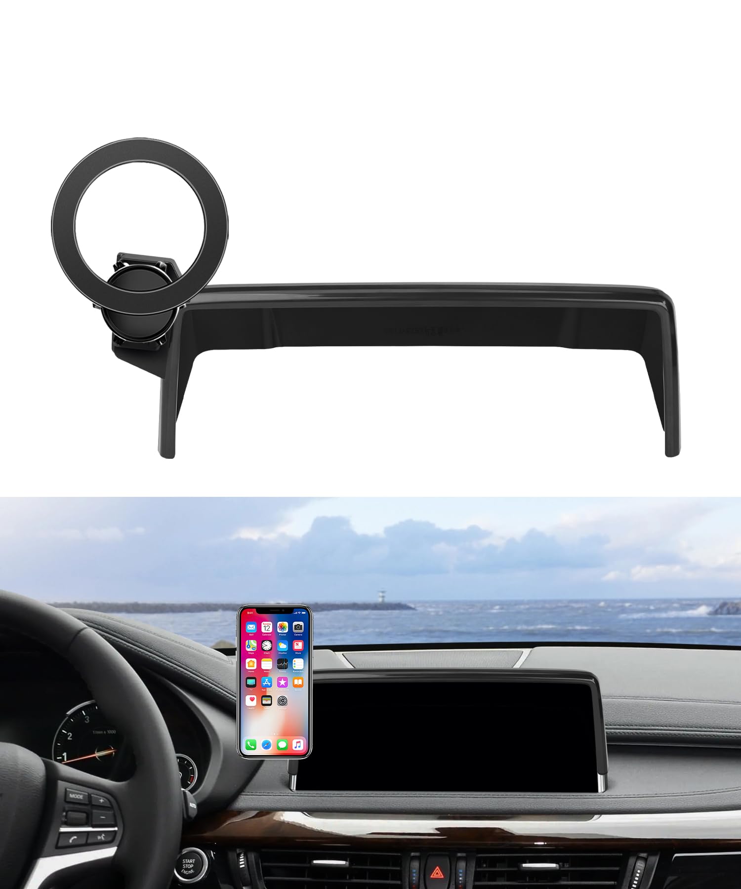 Amazon.com: MaserWeller Car Phone Holder for 2014-2018 BMW X5 ...