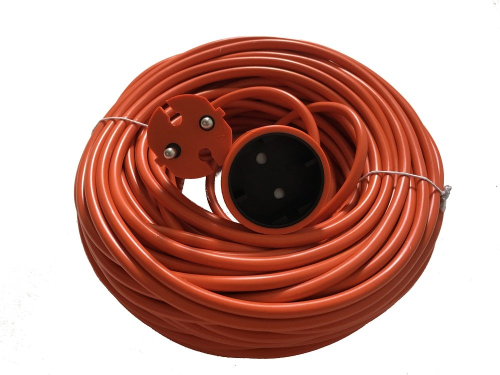 Rallonge Extension Câble électrique jardin orange 10 15 20 25 30 40 m ...