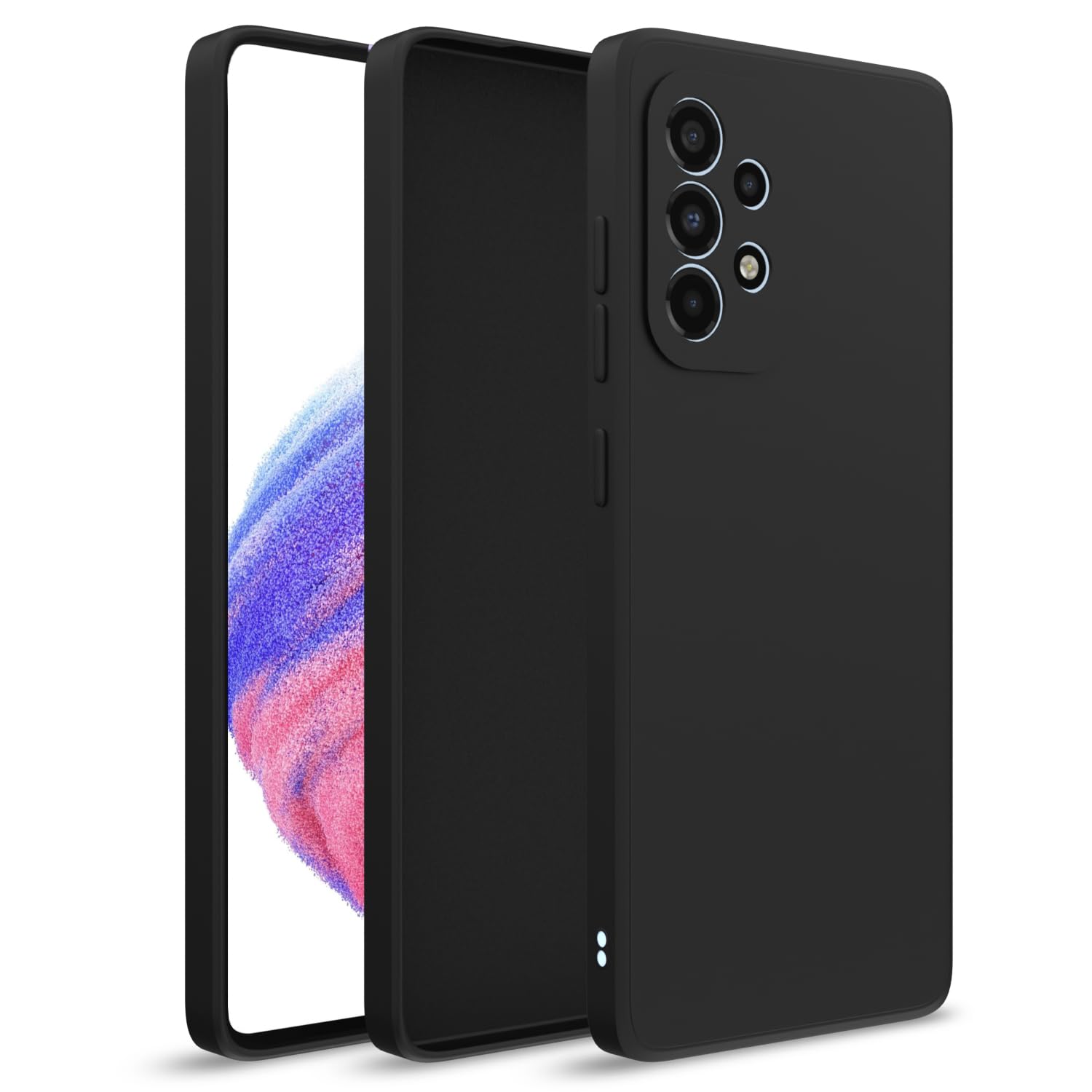 Pikkme Samsung Galaxy A53 5G Back Cover Soft Matte Liquid Silicone TPU ...