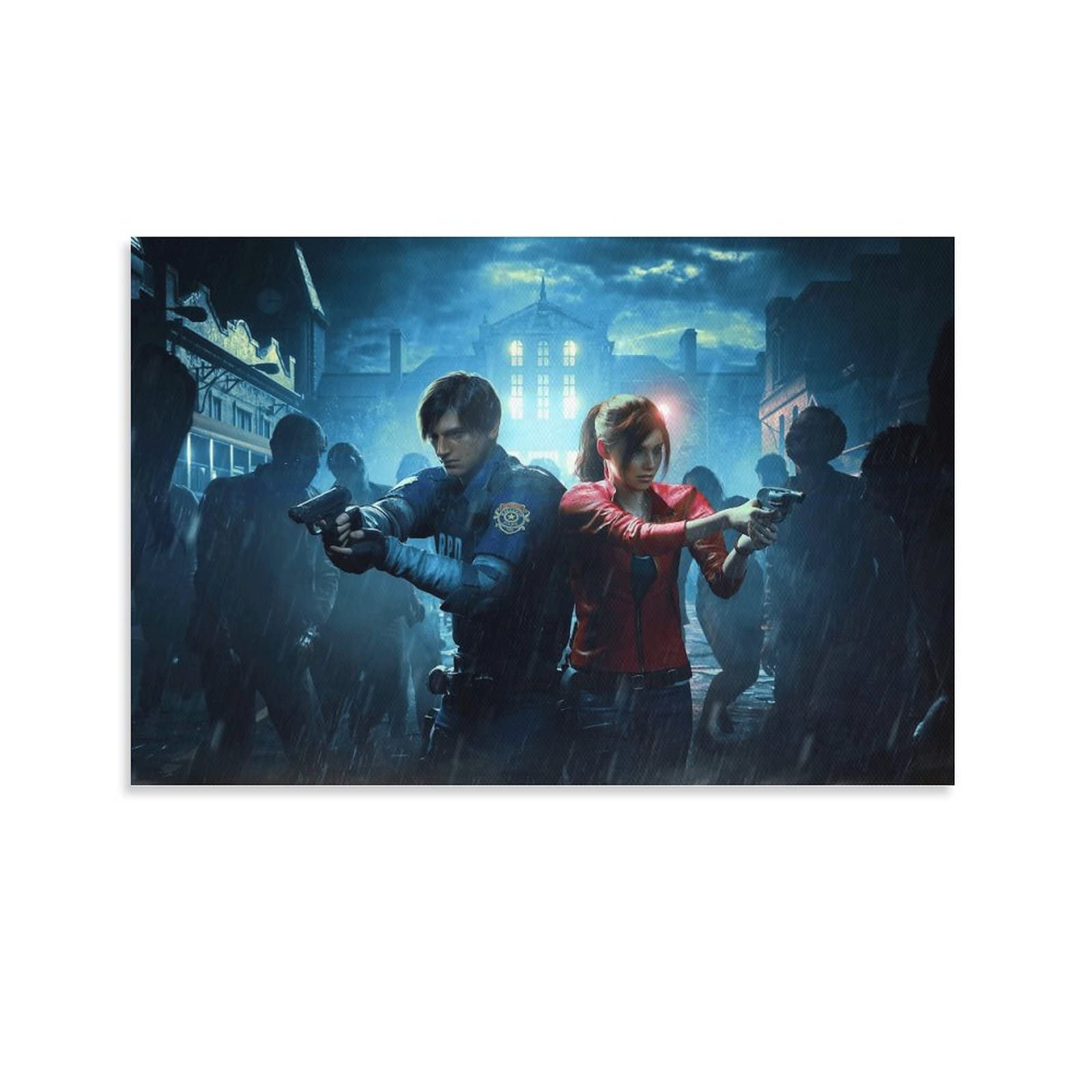 Amazon.com: Anime Game Resident Posters Evil Canvas Hanging Pictures ...