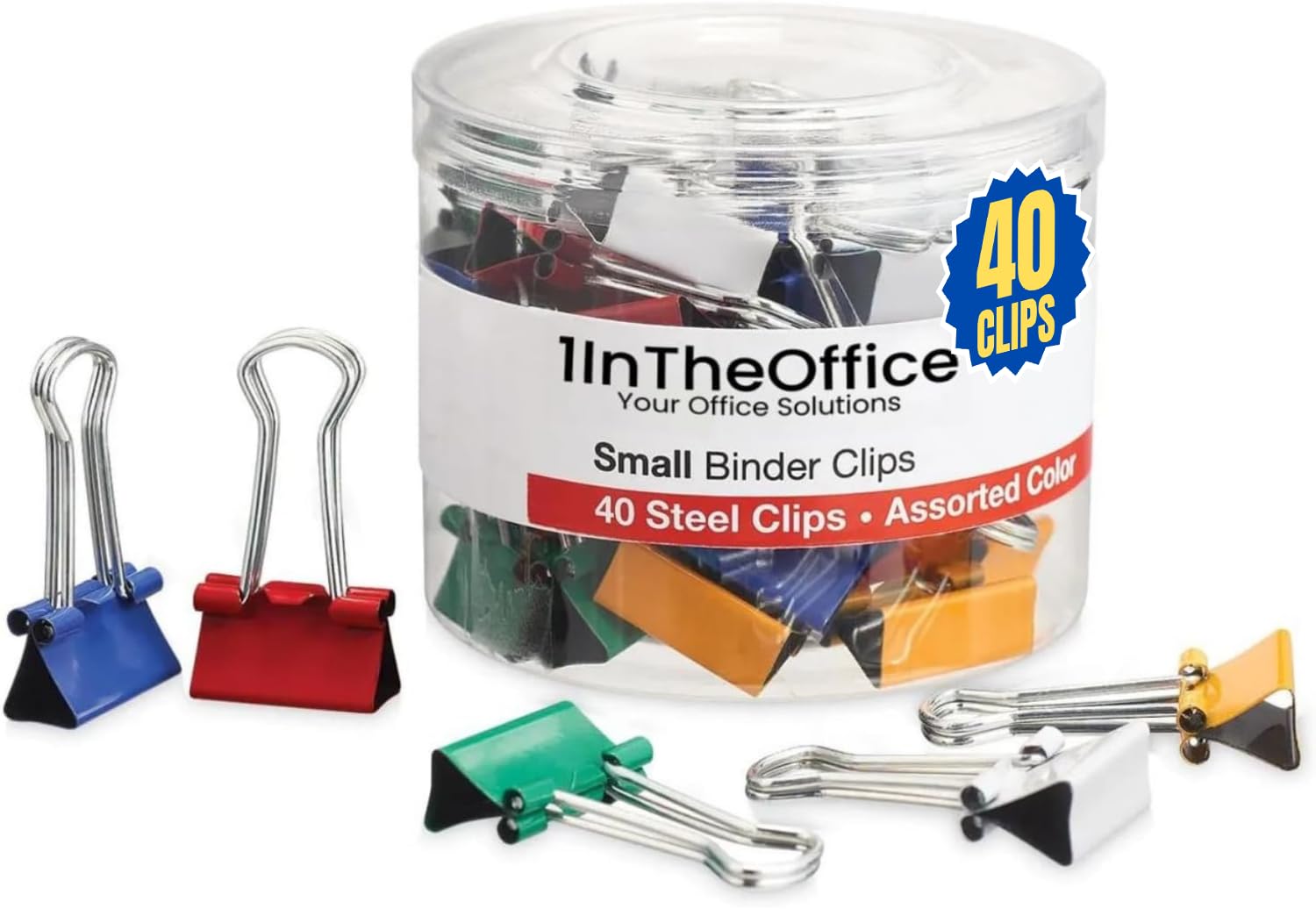 Snapklik.com : Small Binder Clips, Paper Binder Clips, Colored Binder ...