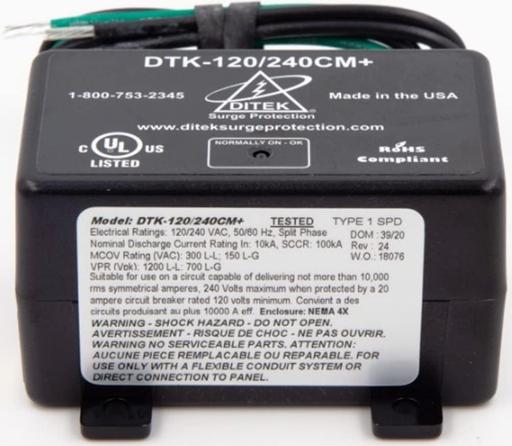 DITEK DTK-120240CM Protector paralelo multiusos NEMA 4X certificación ...