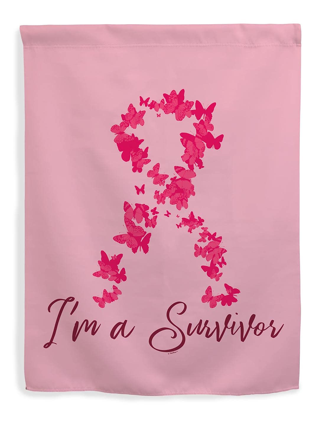 Amazon.com : Breast Cancer Awareness Flag Beat Cancer I'm A Survivor ...