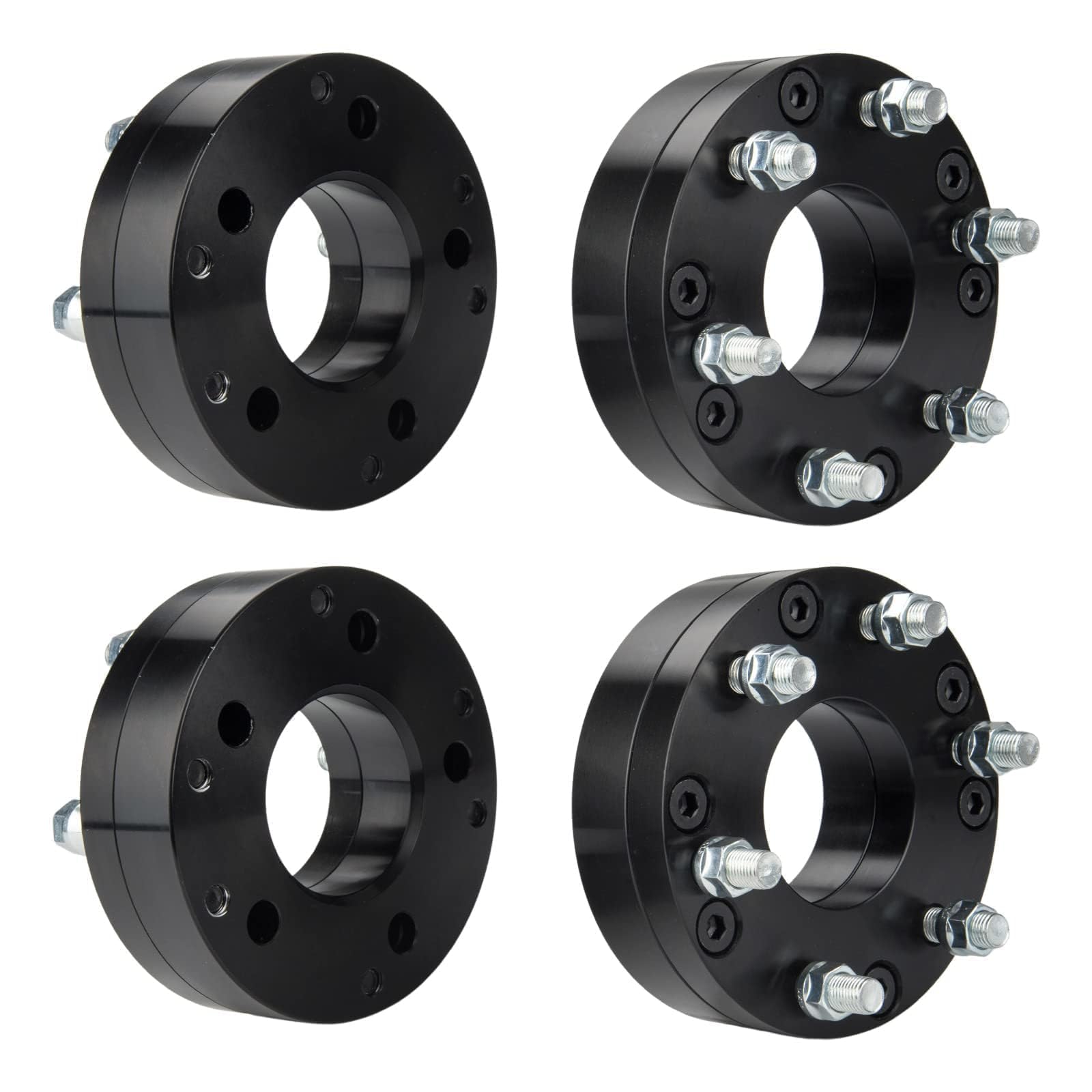 Amazon.com: KAX 5x5 to 6x5.5 Wheel Adapters,2 inch 5 Lug to 6 Lug ...