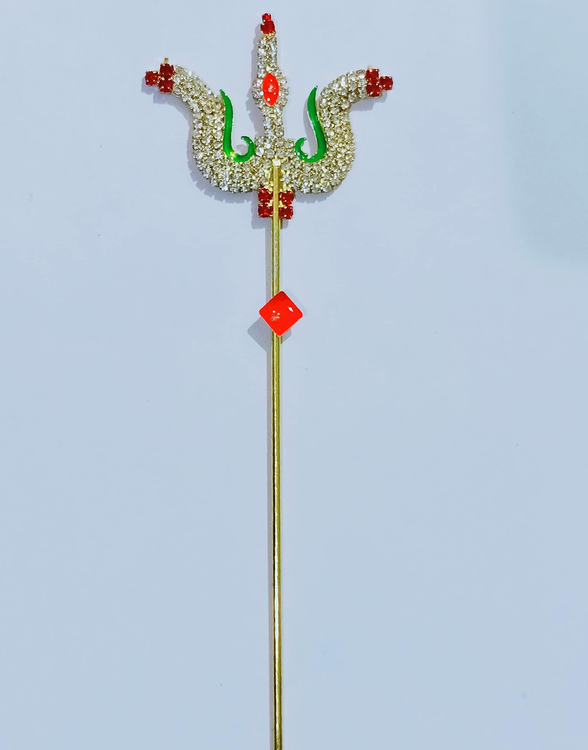 Buy Spillbox Golden Brass Action Soolam Amman Trishul|Soolam For Pooja ...