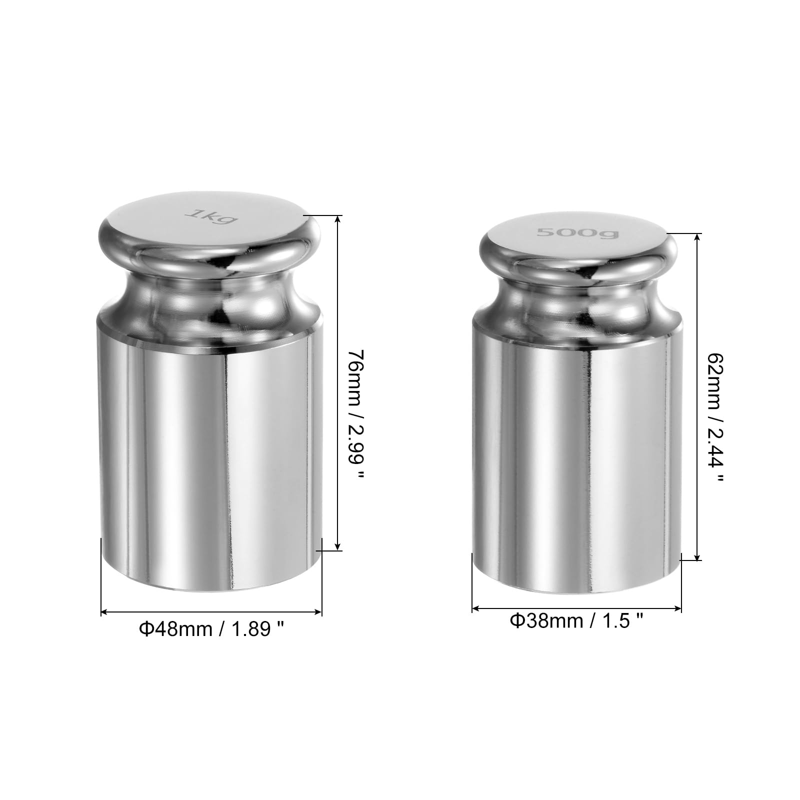 Small Weights To Hold Things Down 4-Pack 500g Calibration Weights - M1 ...