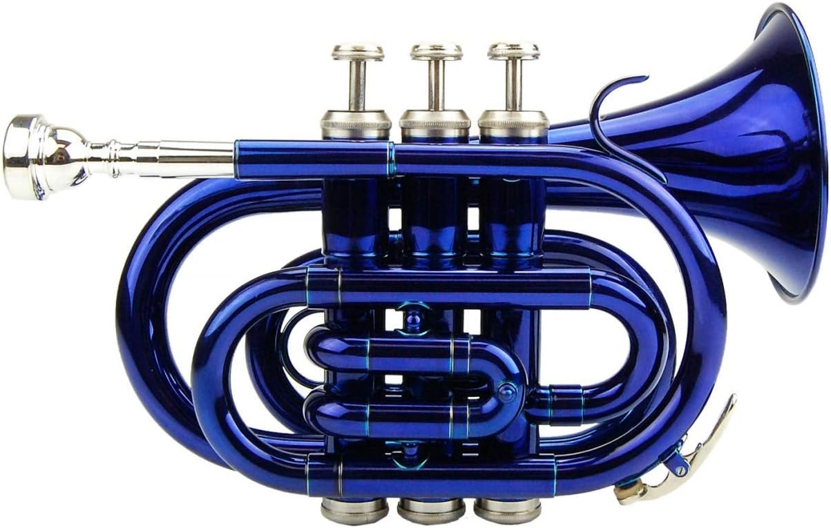 Amazon.com: Merano B Flat Pocket Trumpet with Case, Mouth Piece ...