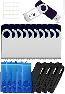Amazon.com: USB Flash Drive 4GB 20 Pack, JBOS Thumb Drives 4GB USB Drives Memory Stick Swivel ...