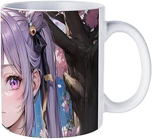 Amazon.co.jp: Mug Haragami Coffee Cup, Popular Anime Drama Cup, Wide ...