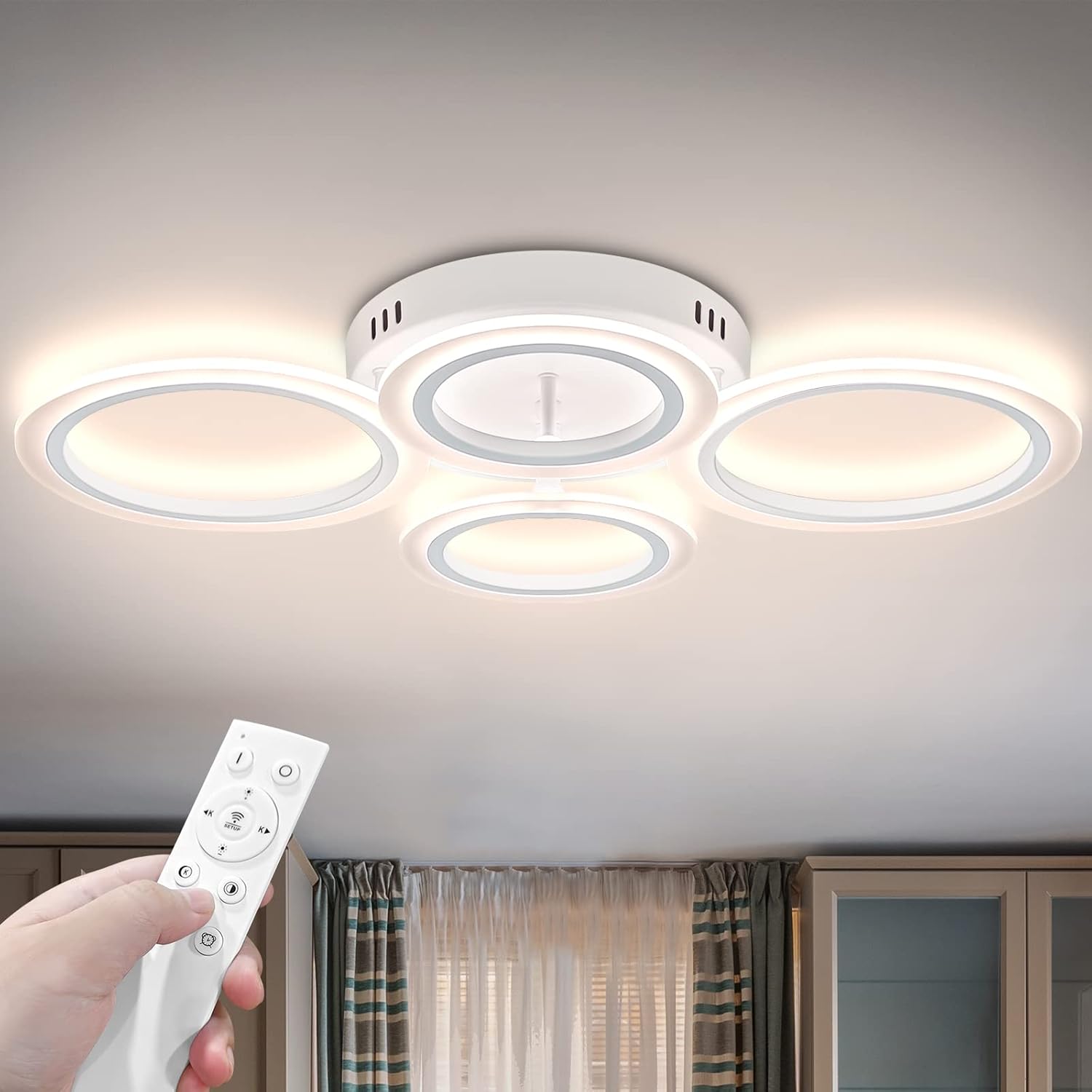 Modern Ceiling Lights, Modern Chandeliers for Dining Room Light, Energy ...