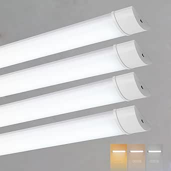 Sundertech LED Batten Light 5FT, Integrated Tube Light 1.5m 48w 5350lm ...