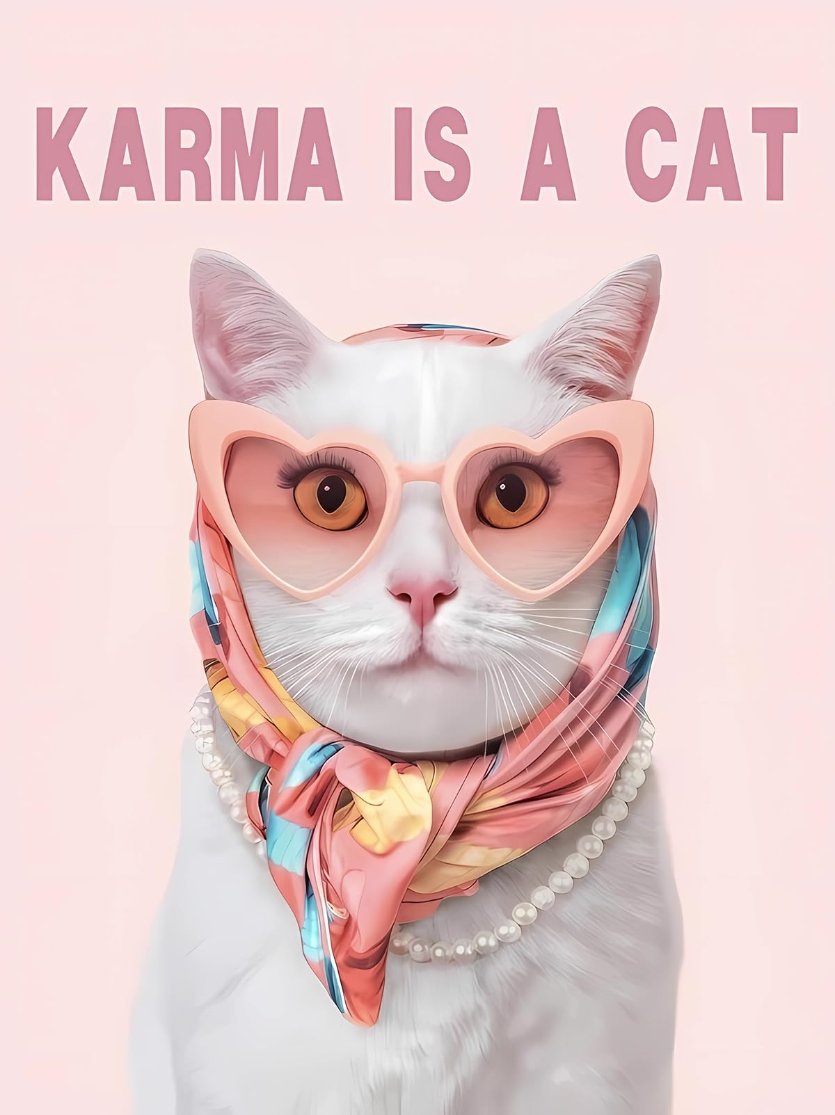 Amazon.com: CATOSORB Taylor Song Lyrics Poster Karma Is A Cat Wall Art ...