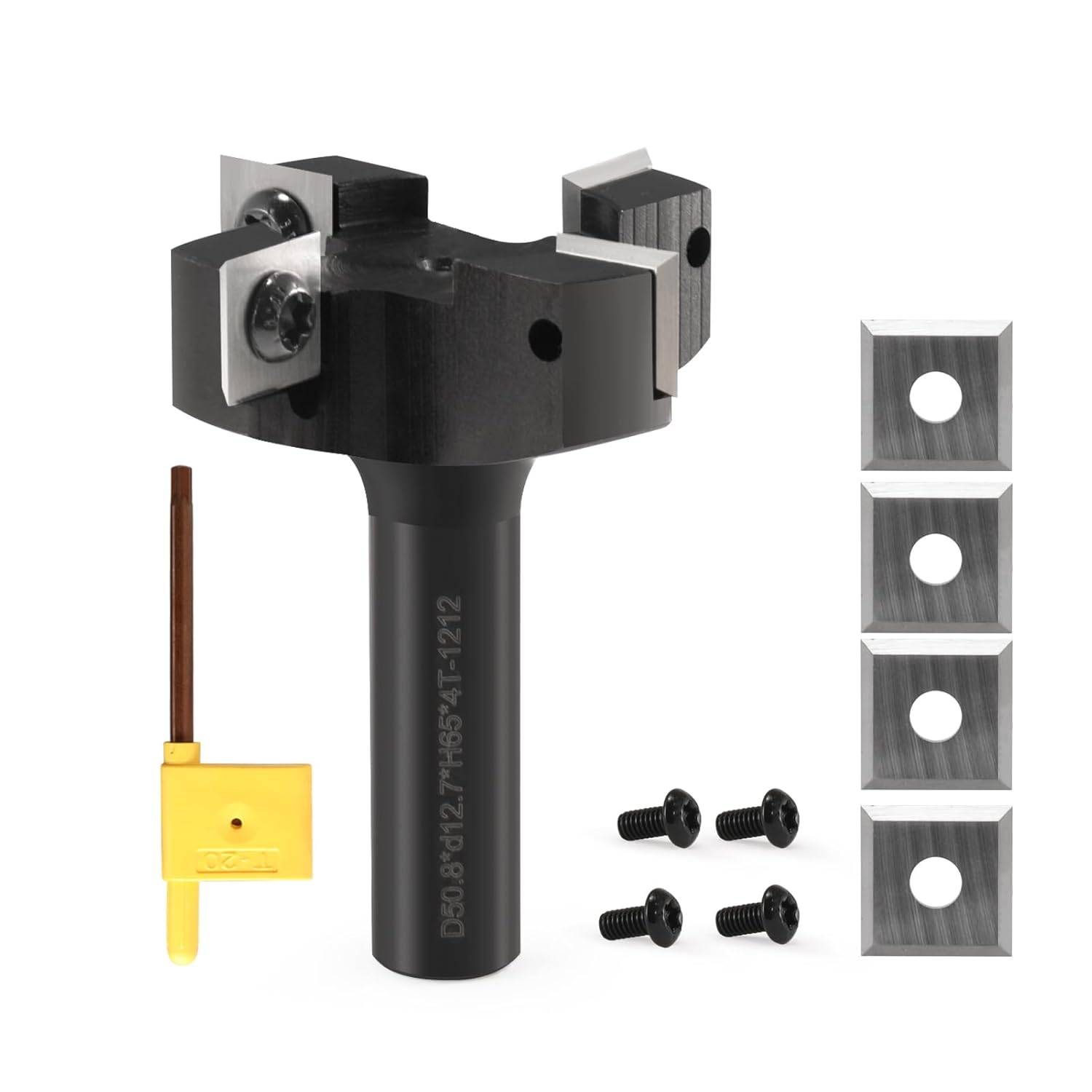 HOZLY CNC Spoilboard Surfacing Router Bit, 1/2" Shank 2" Cutting ...