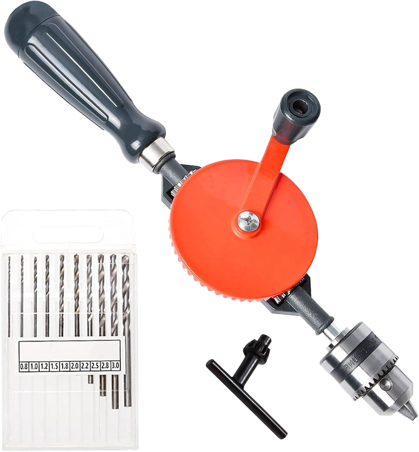 Amazon.com: Hand Drill 1/4-Inch Capacity, Small Hand Drill Manual with ...