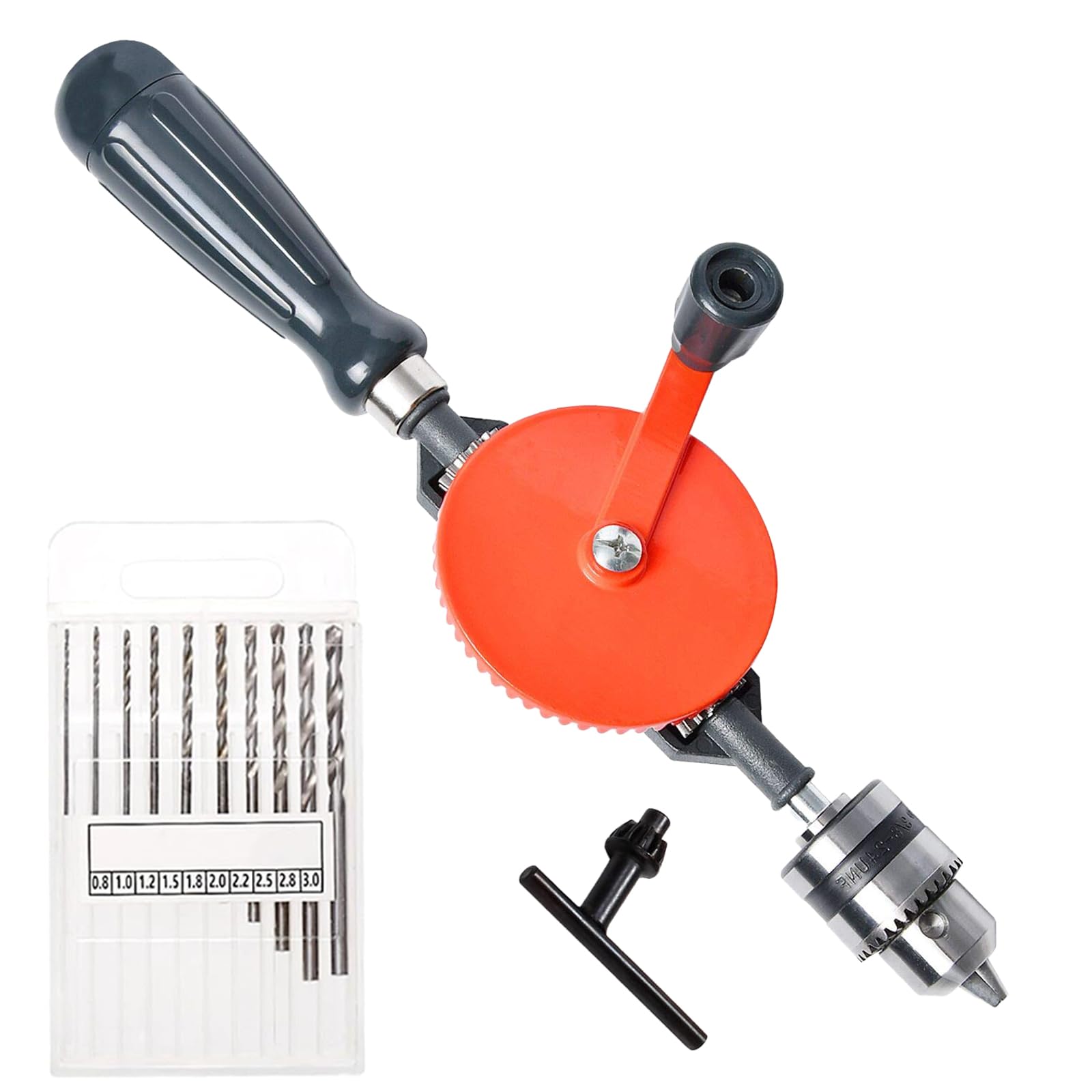 Amazon.com: Hand Drill 1/4-Inch Capacity, Small Hand Drill Manual with ...