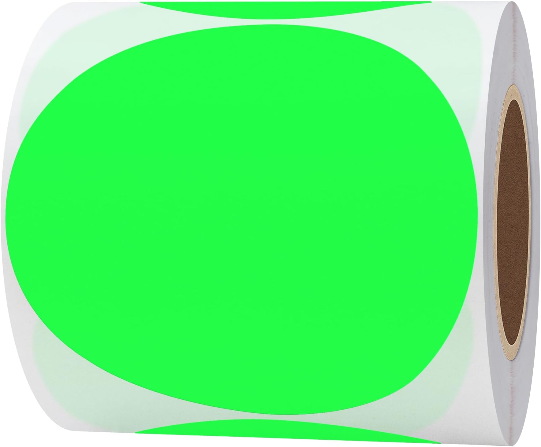 Amazon.com : Giant Round 8” Labels, Matte White by Label Outfitters ...