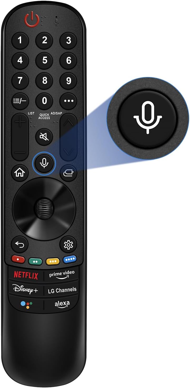 Amazon.com: Universal Backlit Remote Control for All LG Smart TV Magic ...