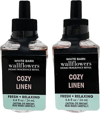 Amazon.com: Cozy Linen Wallflowers Home Fragrance Refill Bulbs - Set of ...