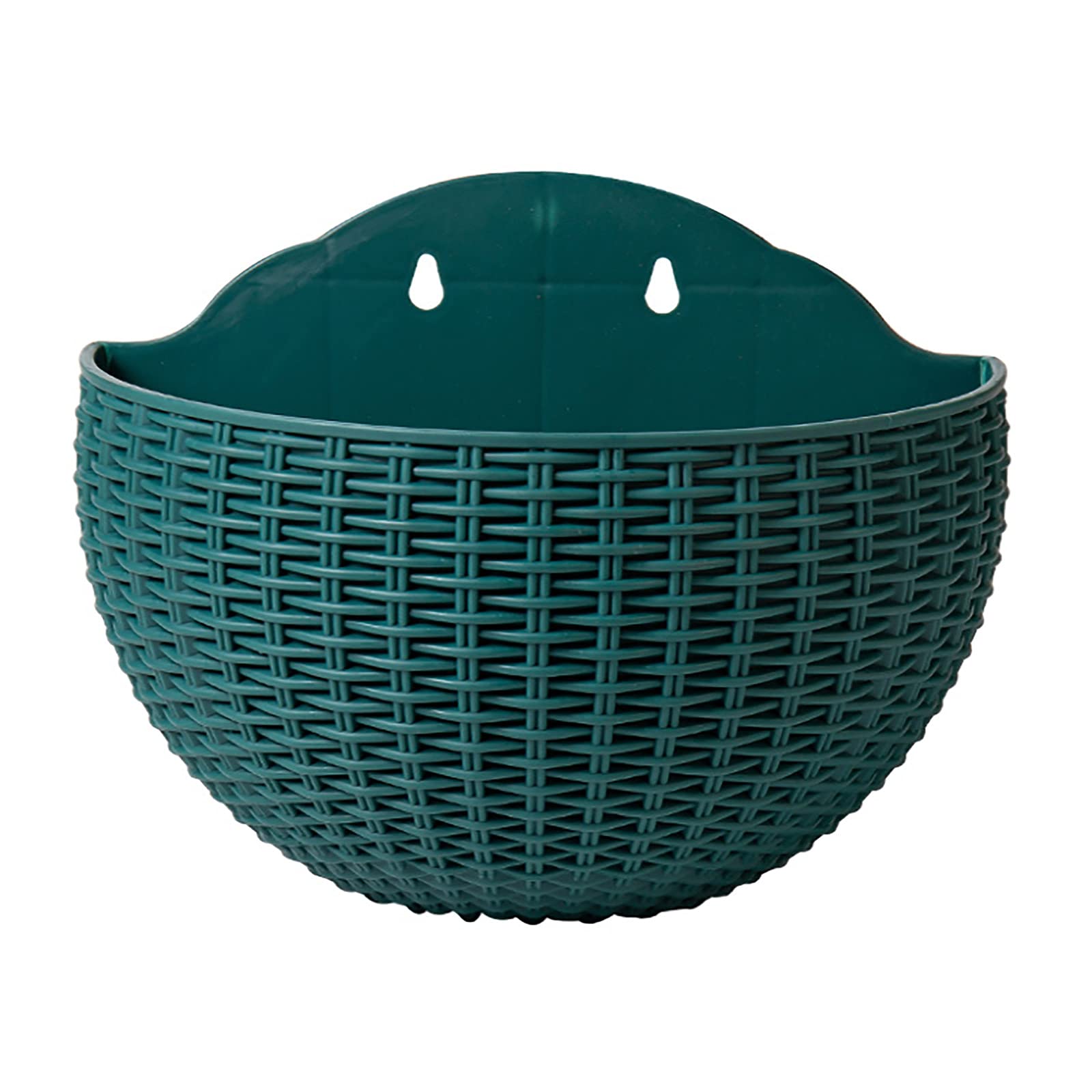 Snapklik.com : Hanging Planter Pot Half Round Imitation Rattan European ...