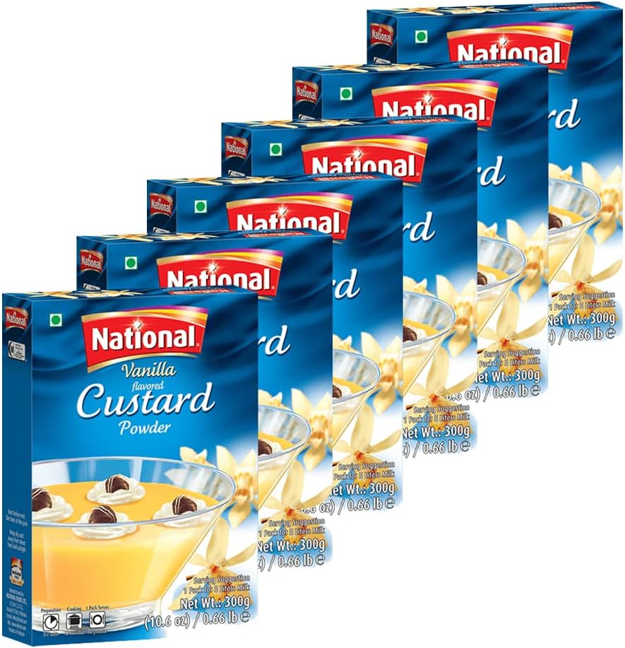 Amazon.com: National Foods Custard Powder - Vanilla 10.58 oz (300g ...