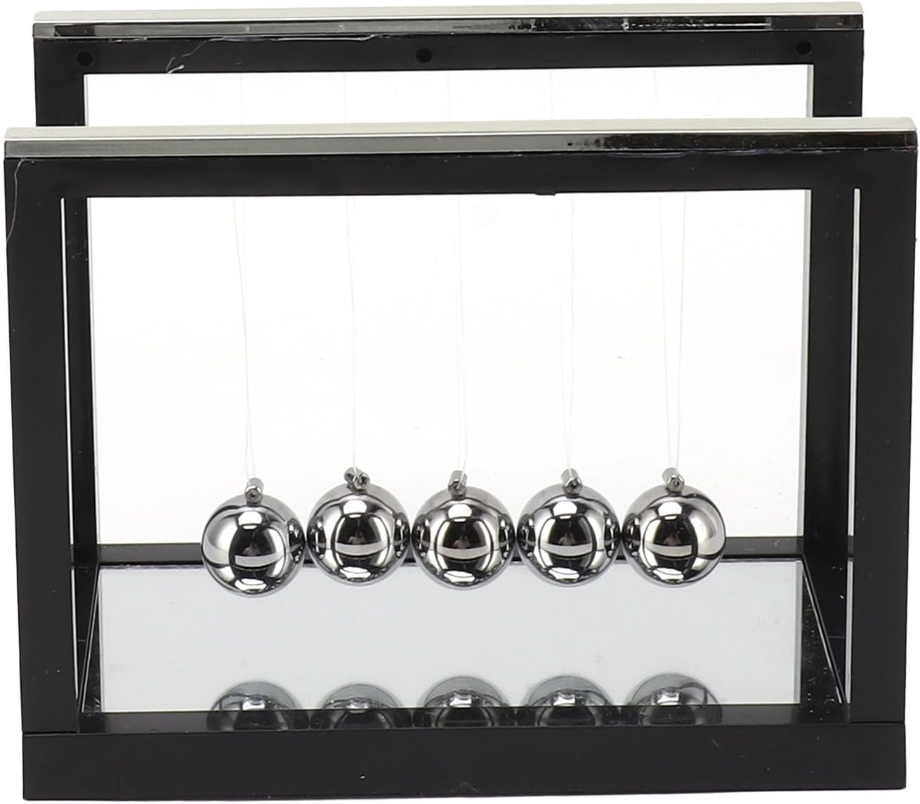 Amazon.com: BORDSTRACT Newton Cradle Balance Balls, Stainless Steel ...