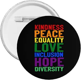 Amazon.com: Kindness Peace Equality Love Inclusion Hope Diversity ...