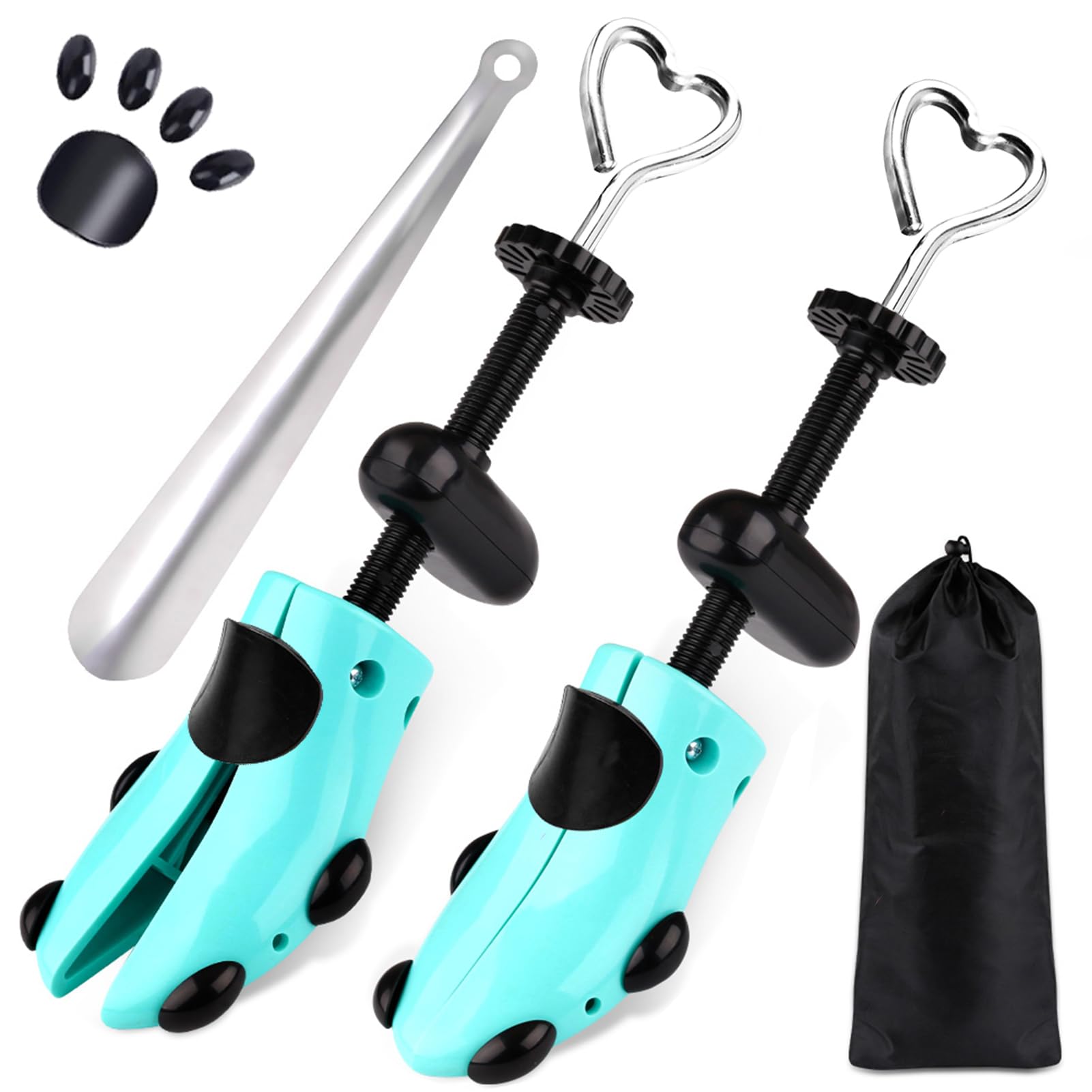 Snapklik.com : Shoe Stretcher Women, Plastic Pair Of 4-way Adjustable ...