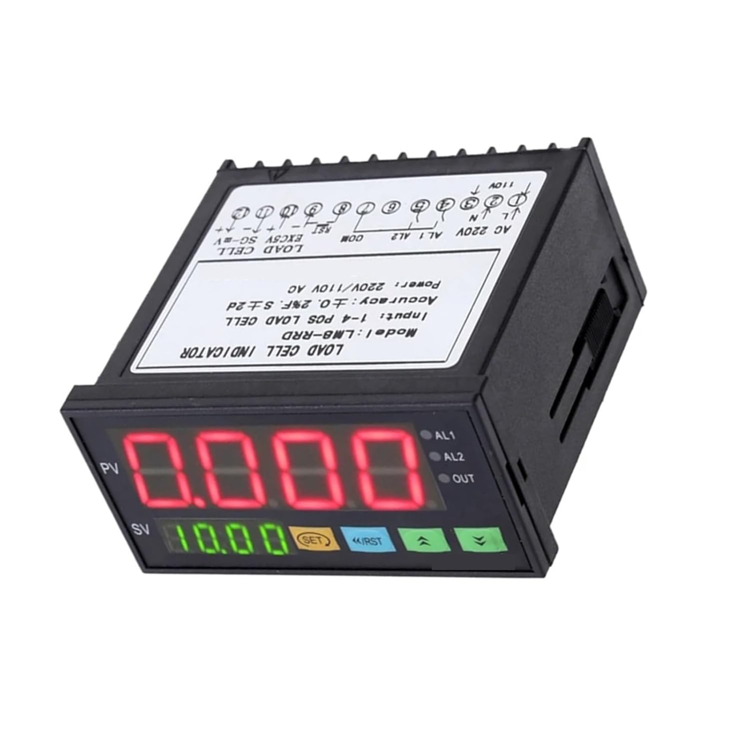 Digital Weighing Controller, Load-Cells Indicator 2 Relay Output 4 Digits : Amazon.co.uk ...
