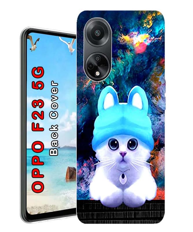 HOMEGURU Soft Flexible Printed Back Cover for Oppo F23 5G Back Cover ...