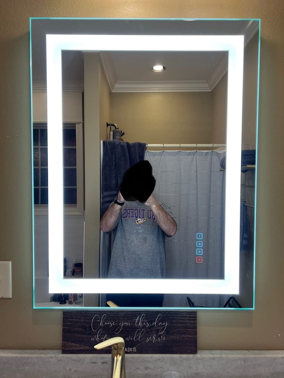 $32/mo - Finance HAUSCHEN HOME 32 x 40 inch LED Bathroom Mirror ...