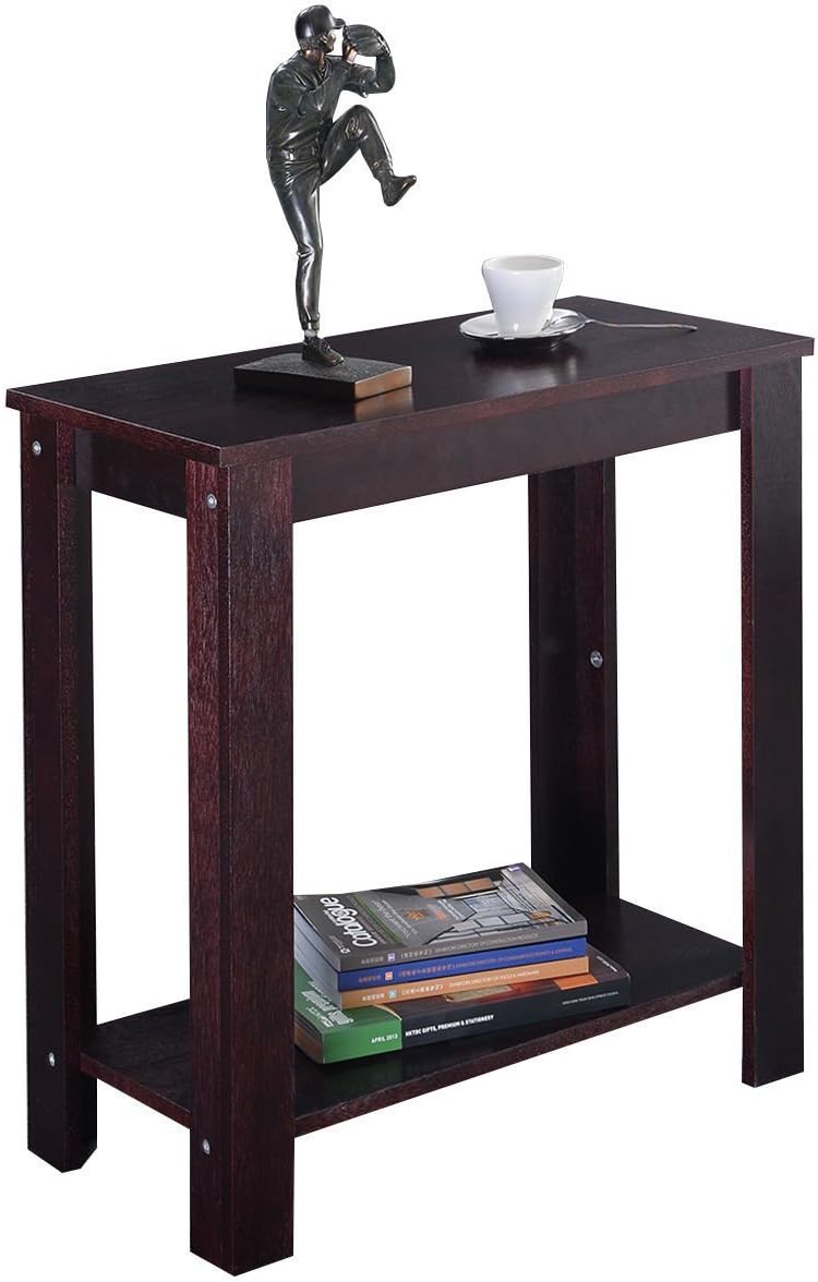 Amazon.com: Casart End Table Coffee Sofa Wooden End Shelf Living Room ...