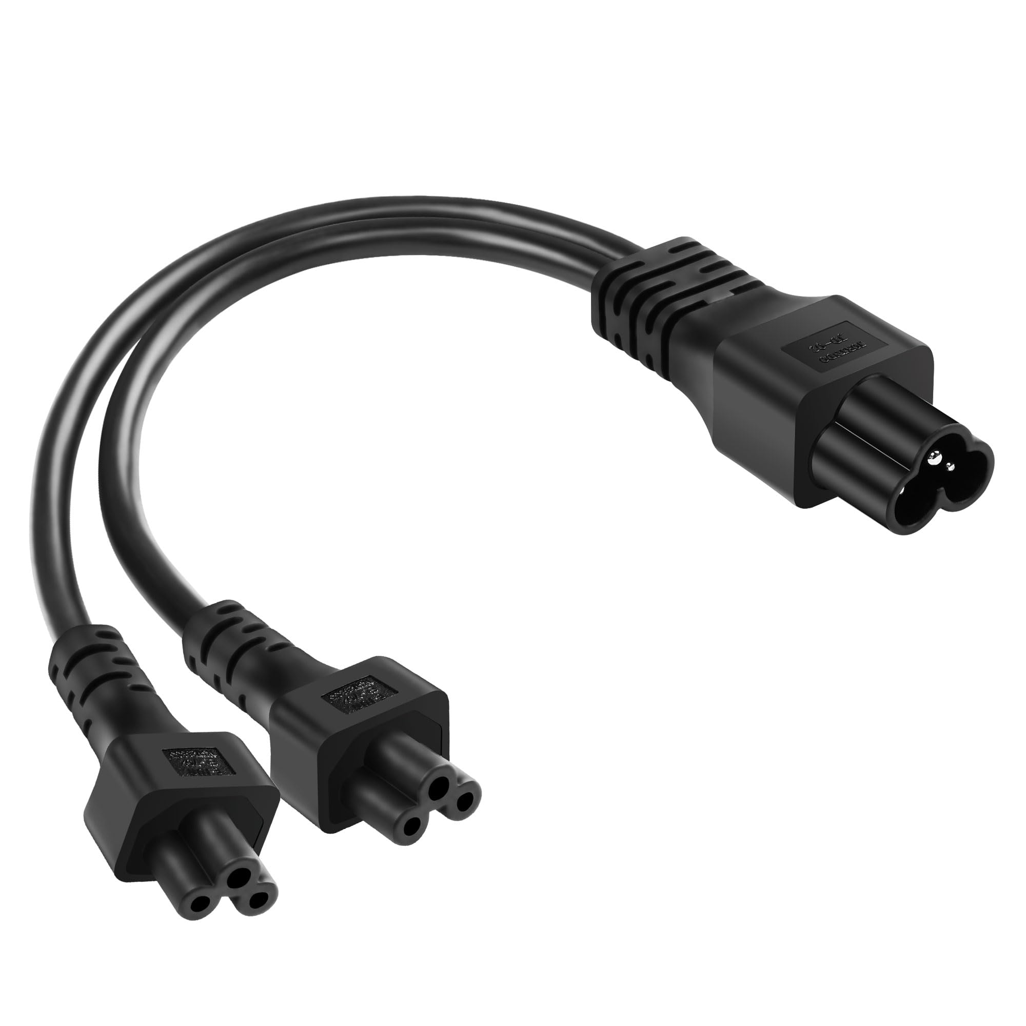 Amazon.com: CERRXIAN C6 to Dual C5 Power Cord, IEC 320 C6 Male to 2XC5 ...