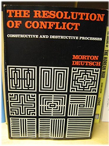 Buy Resolution of Conflict: Constructive and Destructive Processes Book ...