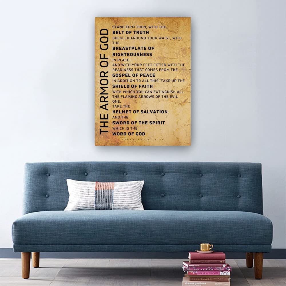 Armor Of God Wall Art Sboobily The Warrior Prayer Ephesians 6 10–18 ...