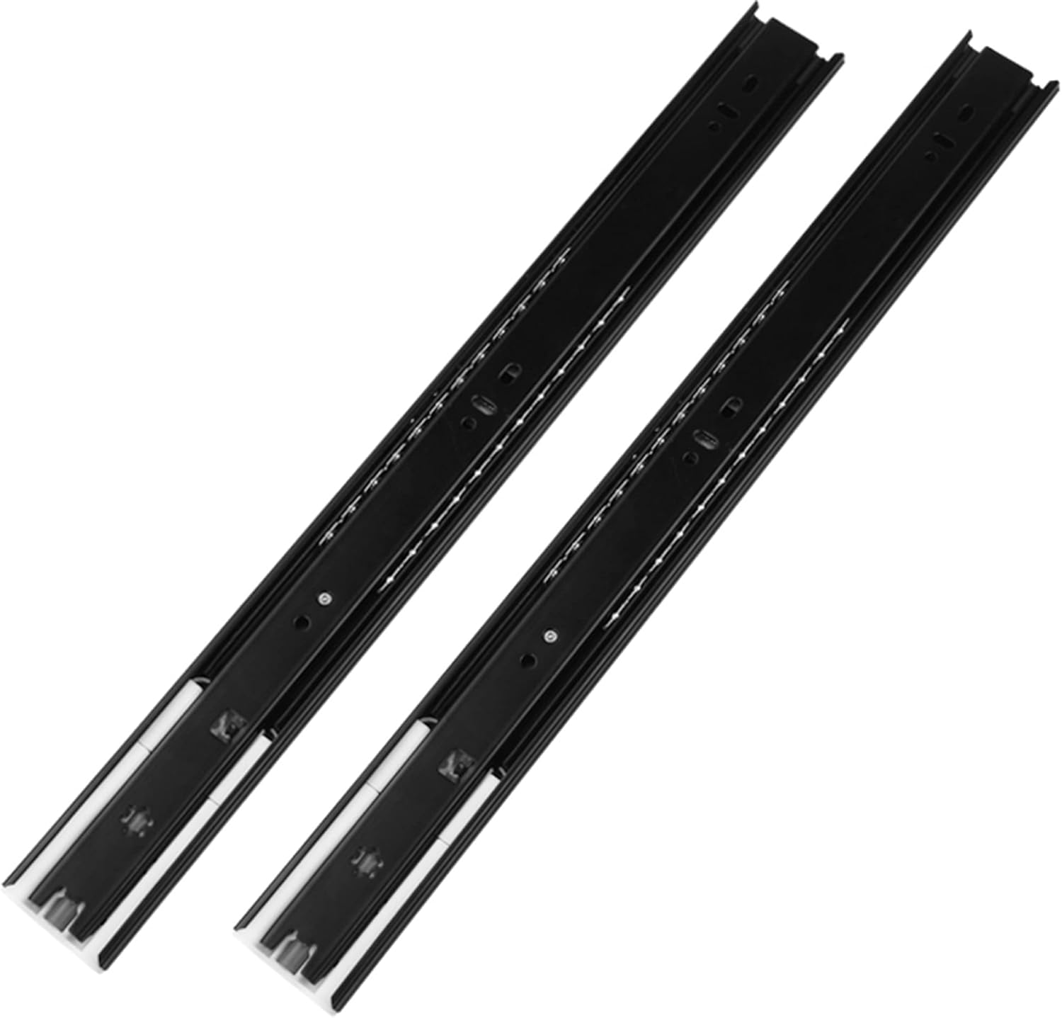 Amazon.com: 2PCS Drawer Slides, Push-Pull Soft Closing Metal Double ...