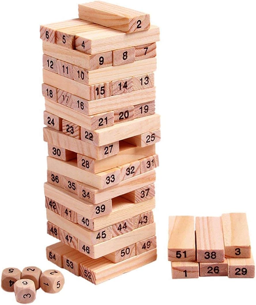 Buy Hasbro Gaming Original Jenga Game, Jenga Stacking Tower Game, Fun ...