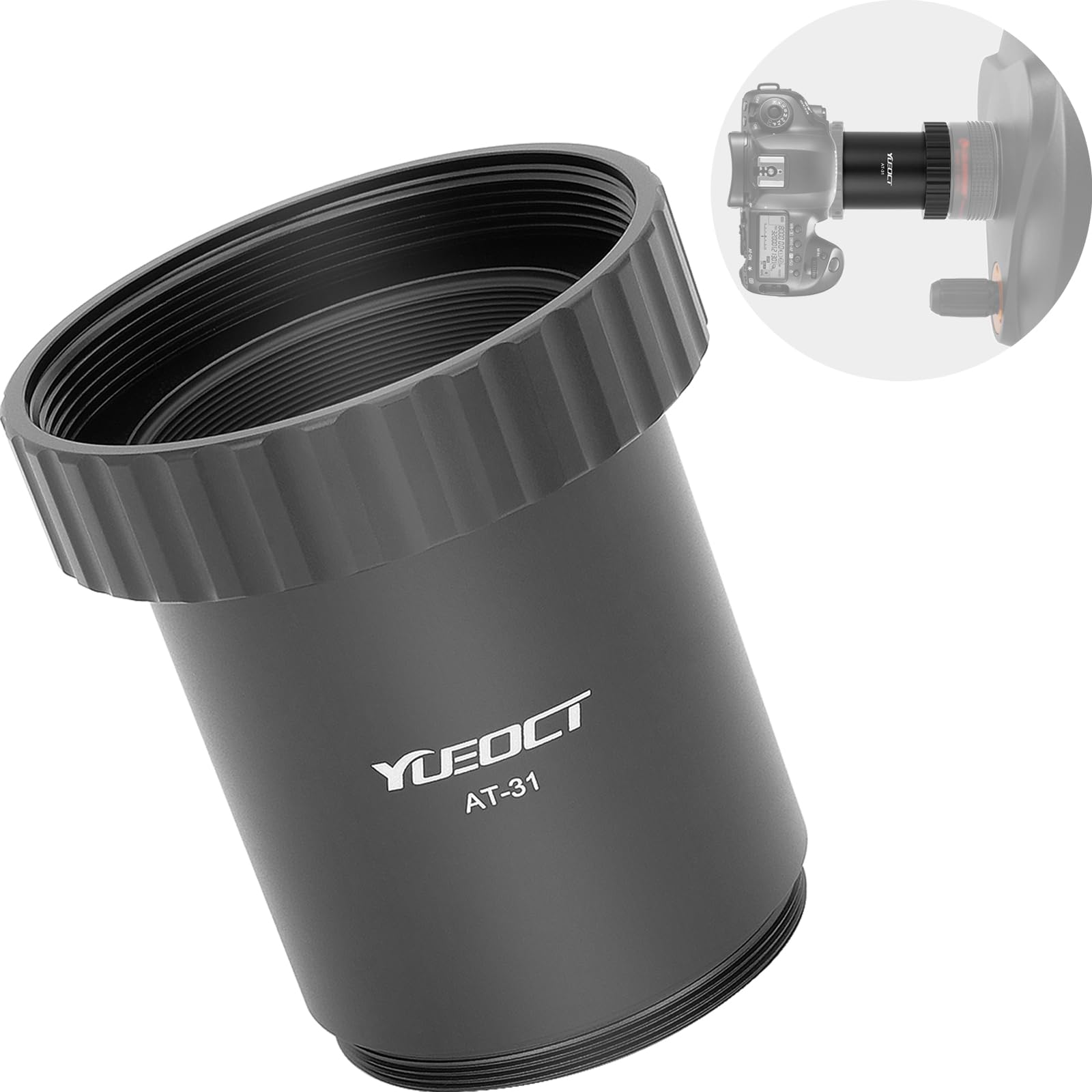 Amazon.com : YUEOCT SCT-T Adapter, 2" x24 SCT Female Thread to T T2 ...