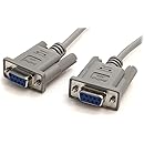 Amazon | StarTech.com RS232Cシリアルクロス/ヌルモデムケーブル 3m メス(DB-9/D-Sub9ピン) ‐ オス ...