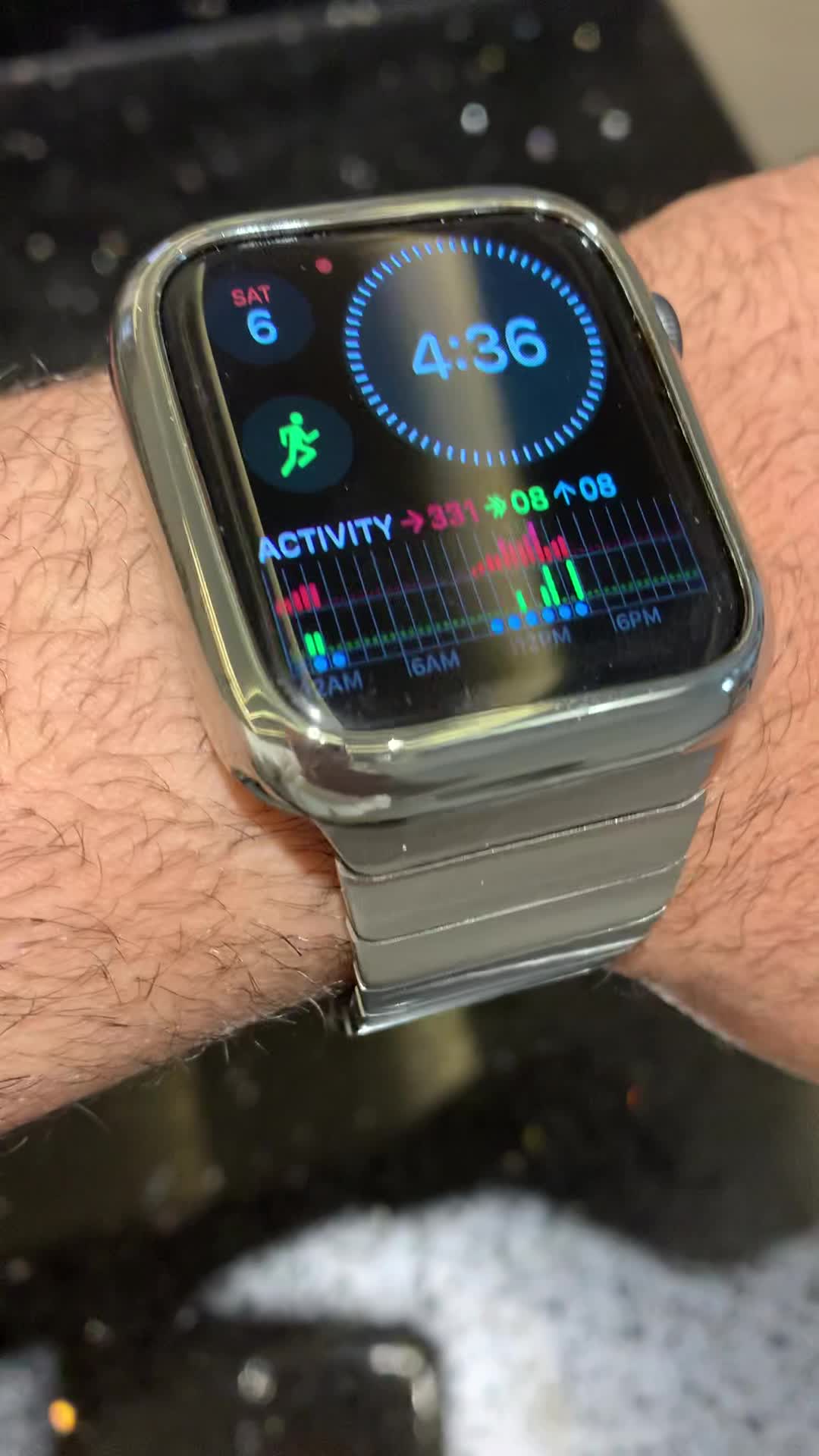 Watch Silver 44mm for iWatch 5 on Amazon Live
